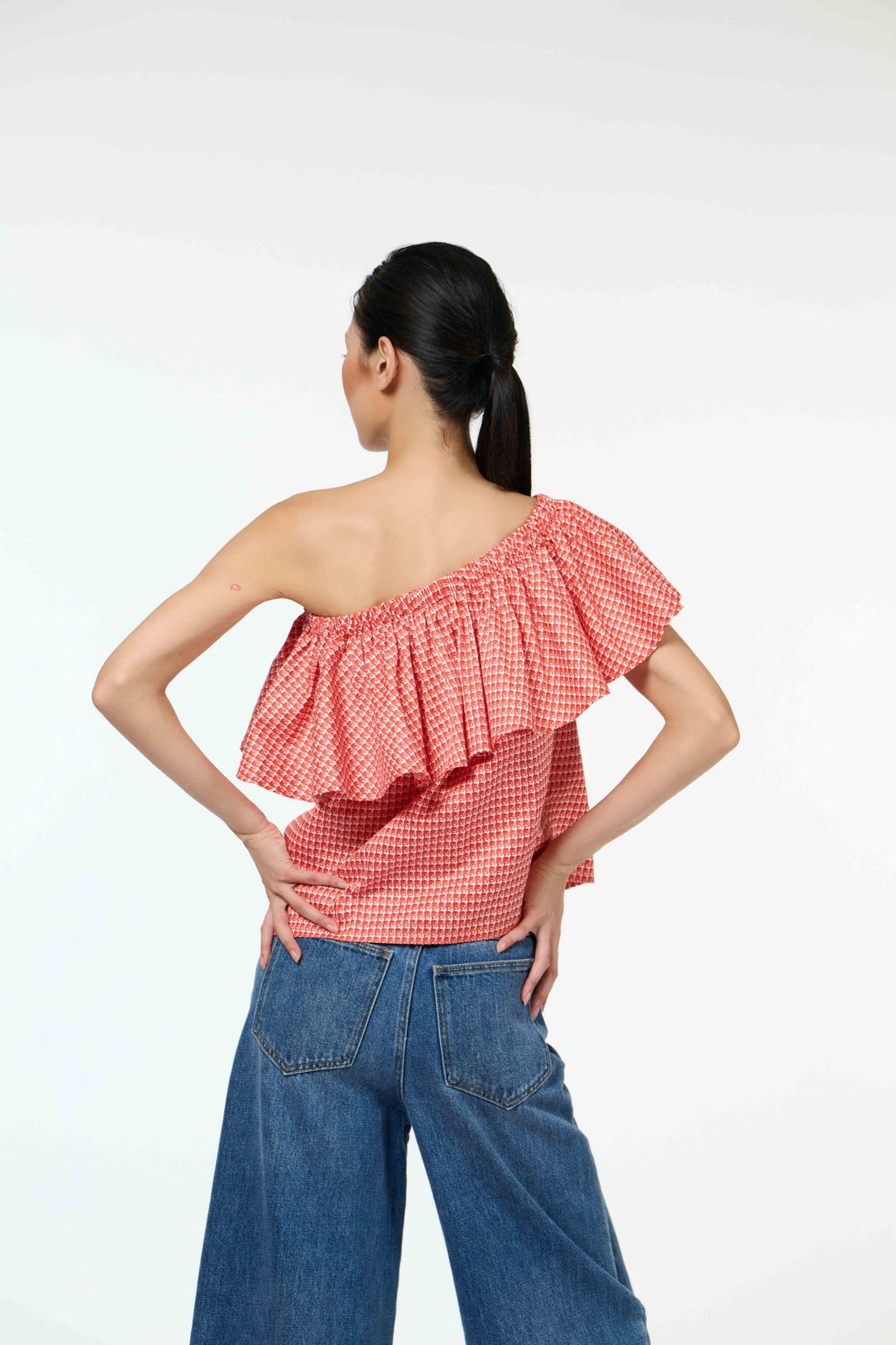 Half Moon Top - Sila Duduk Red – Nala