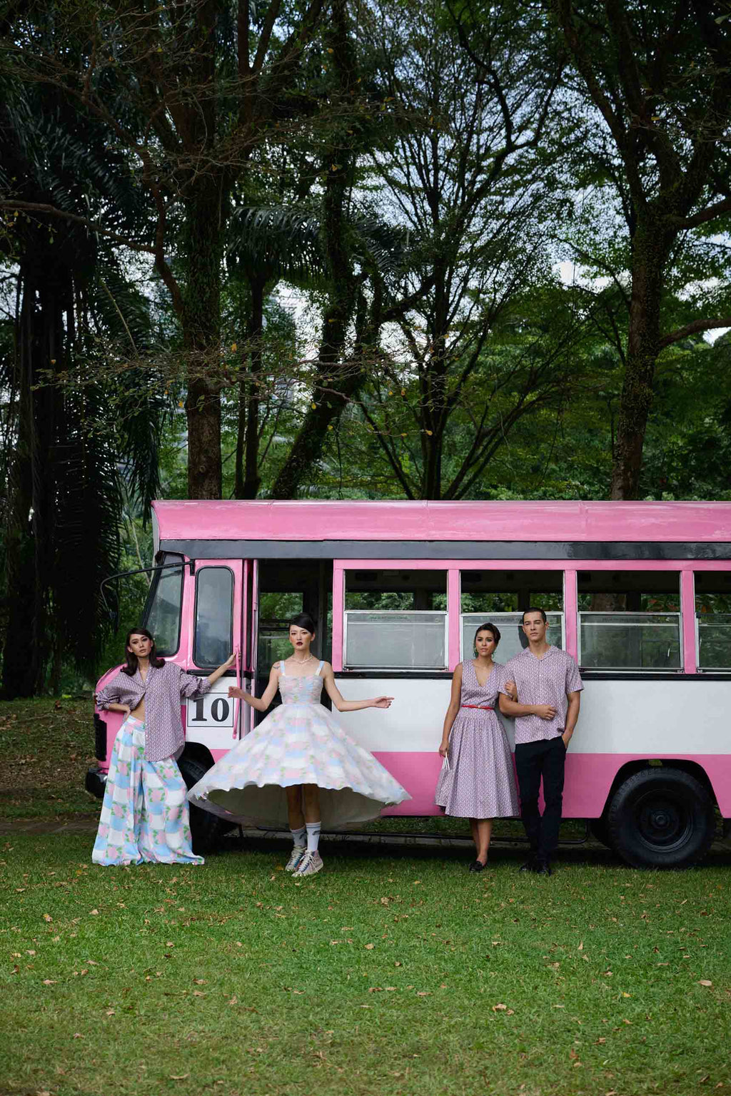 Show Time Dress - Bus Mini Pink – Nala